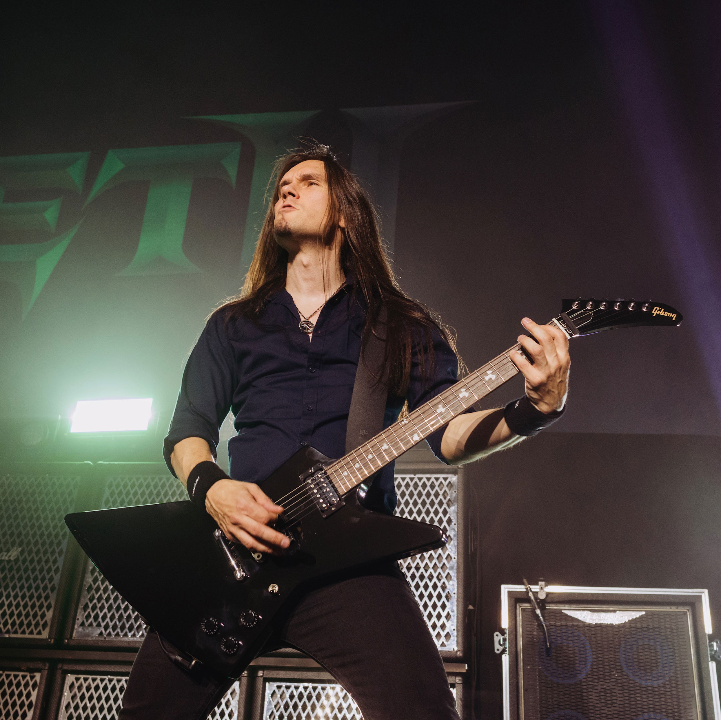 Teemu Mäntysaari Stage-Played Gibson Explorer - 2025 Tour – Megadeth ...